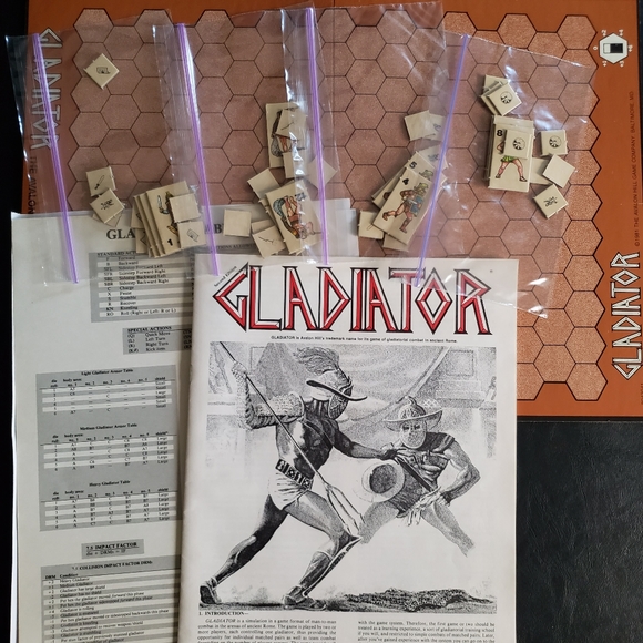 Avalon | Games | Vintage Gladiator Board Game 2nd Ed 981 | Poshmark